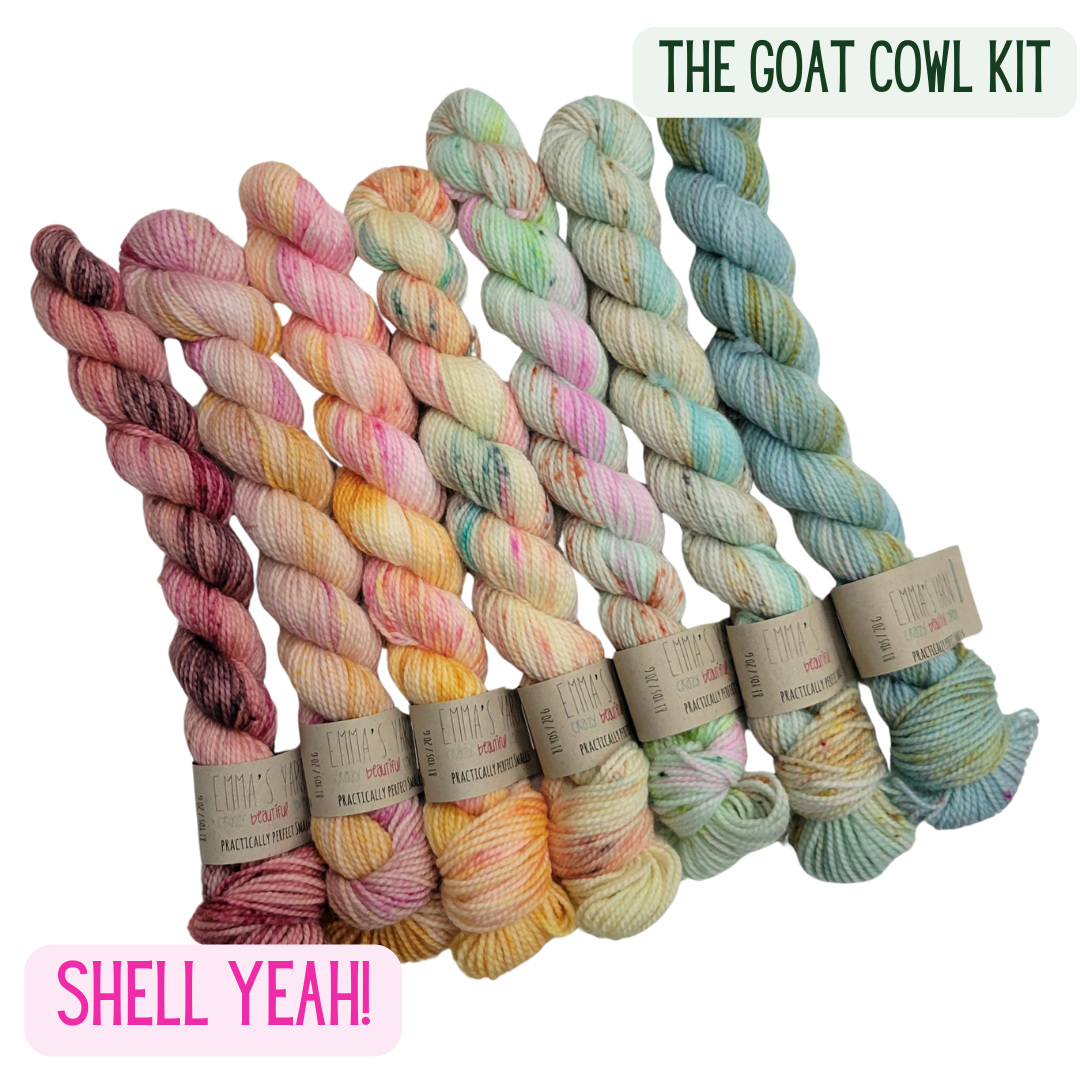 Shell Yeah! - GOAT Cowl Kit – Emma's Yarn