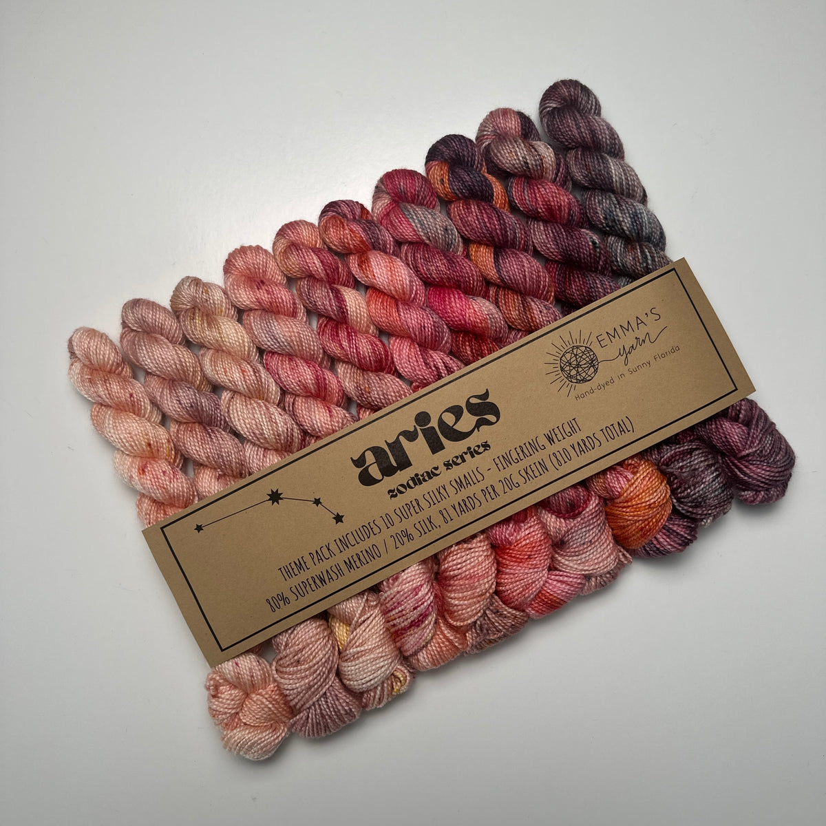 Aries - Zodiac Series - Super Silky Theme Pack – Emma's Yarn
