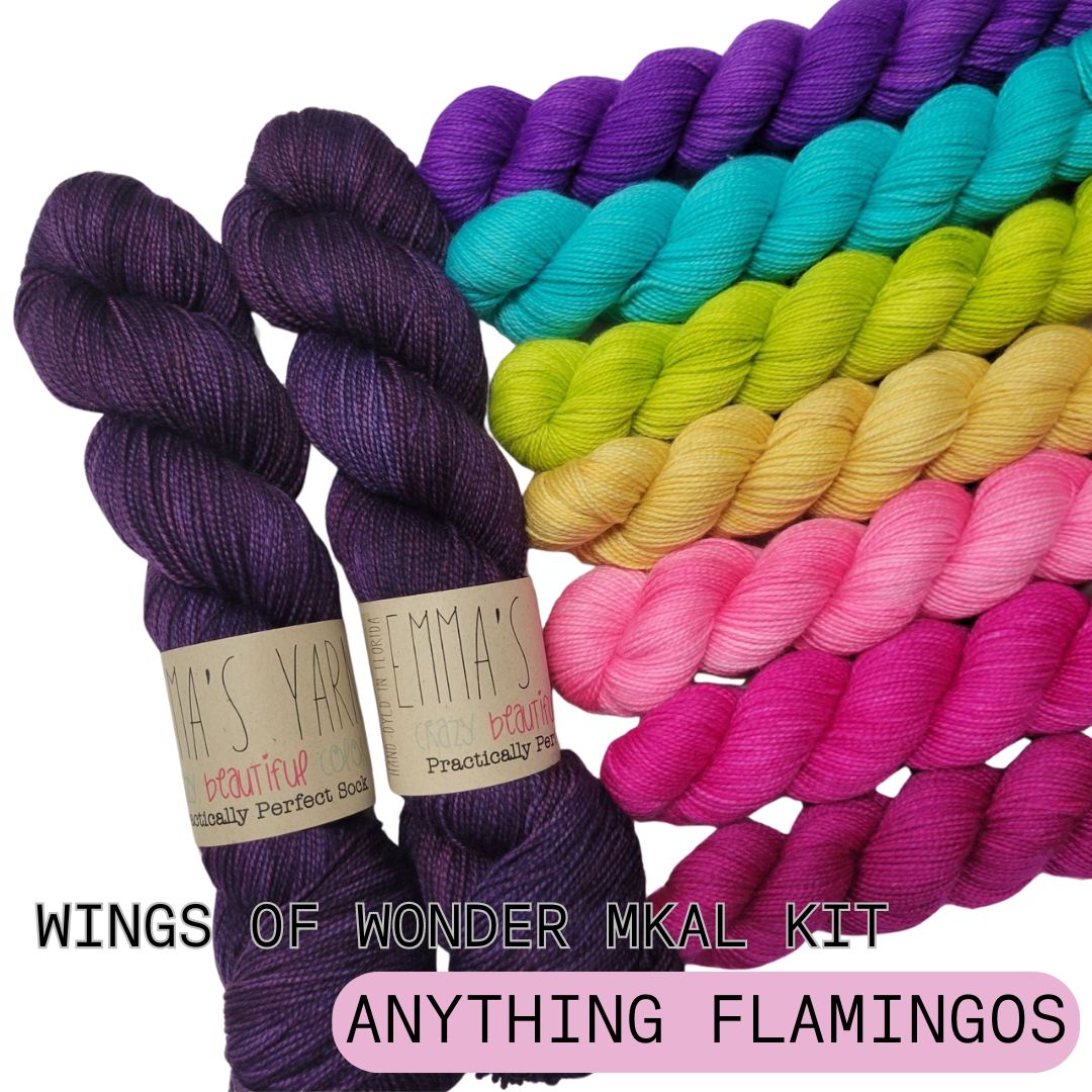Anything Flamingos - Wings Of Wonder MKAL Kit – Emma's Yarn