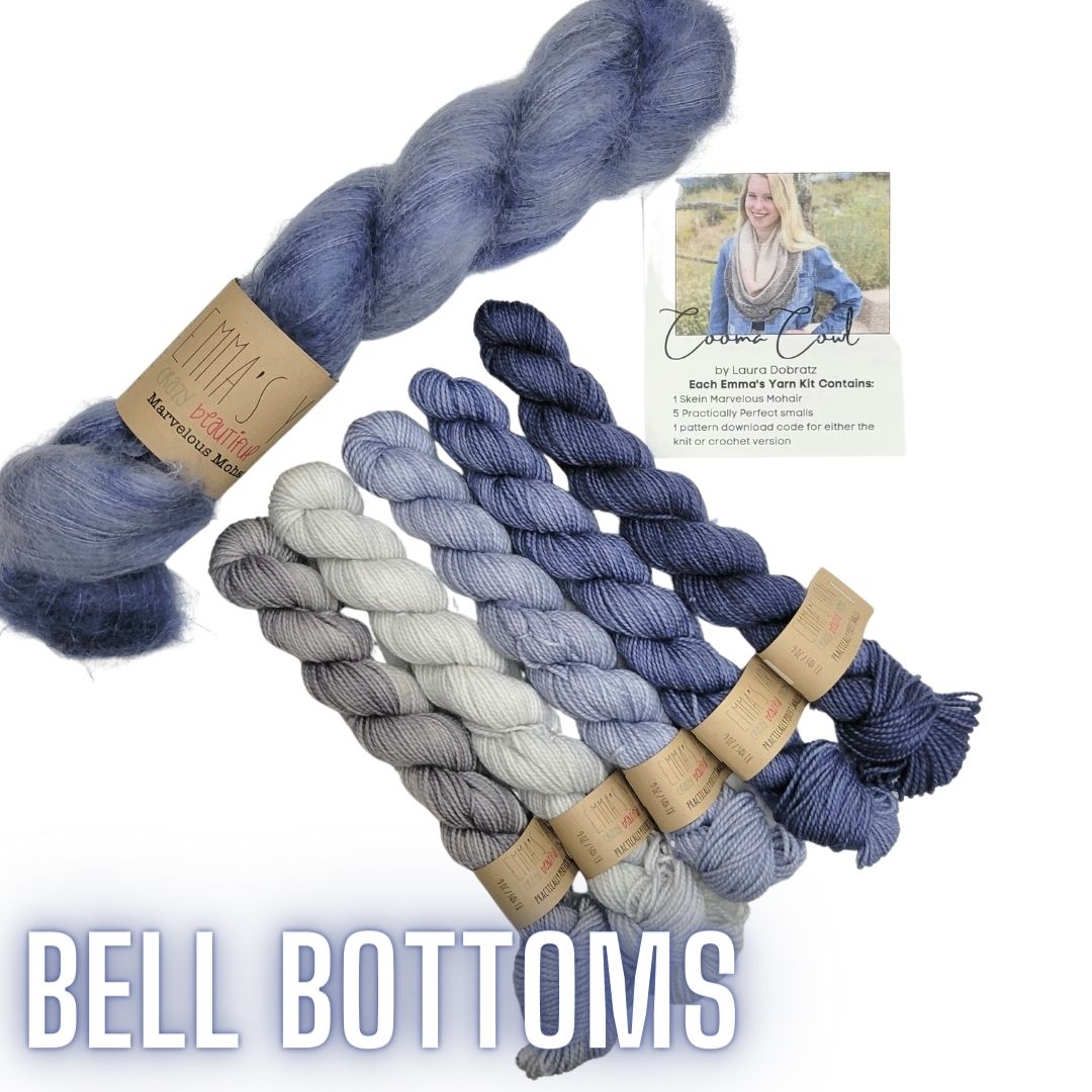 Cooma Cowl Kit - Bell Bottoms – Emma's Yarn