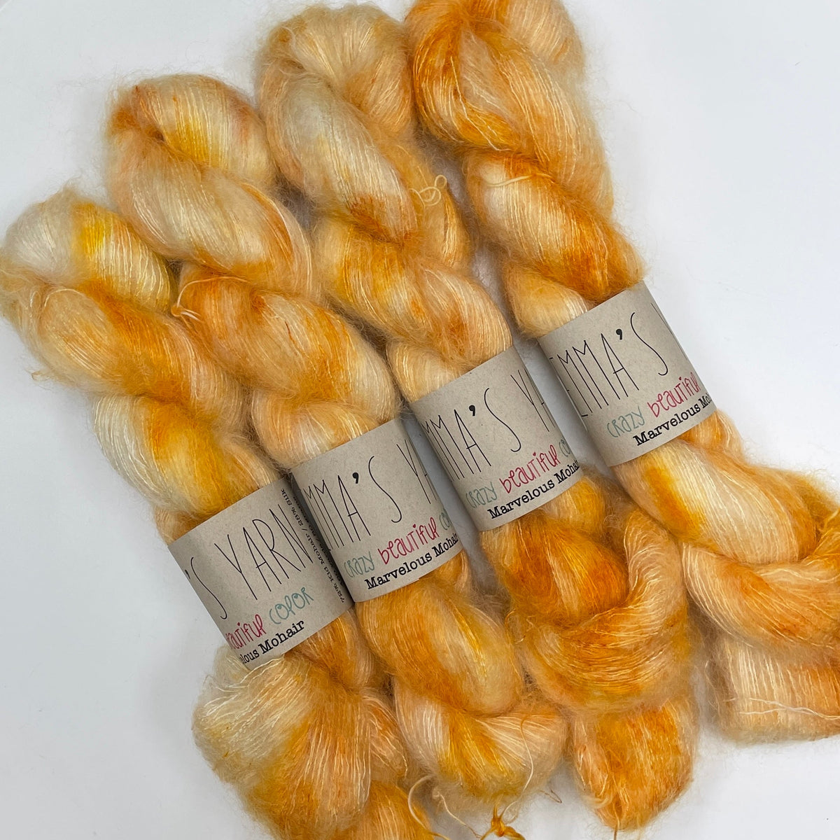 Tangerine Mist - Suri Silk (4) – Emma's Yarn